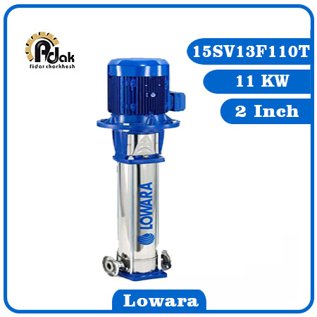 پمپ طبقاتی عمودی LOWARA ایتالیا مدل 15SV13F110T | فیدار موتور